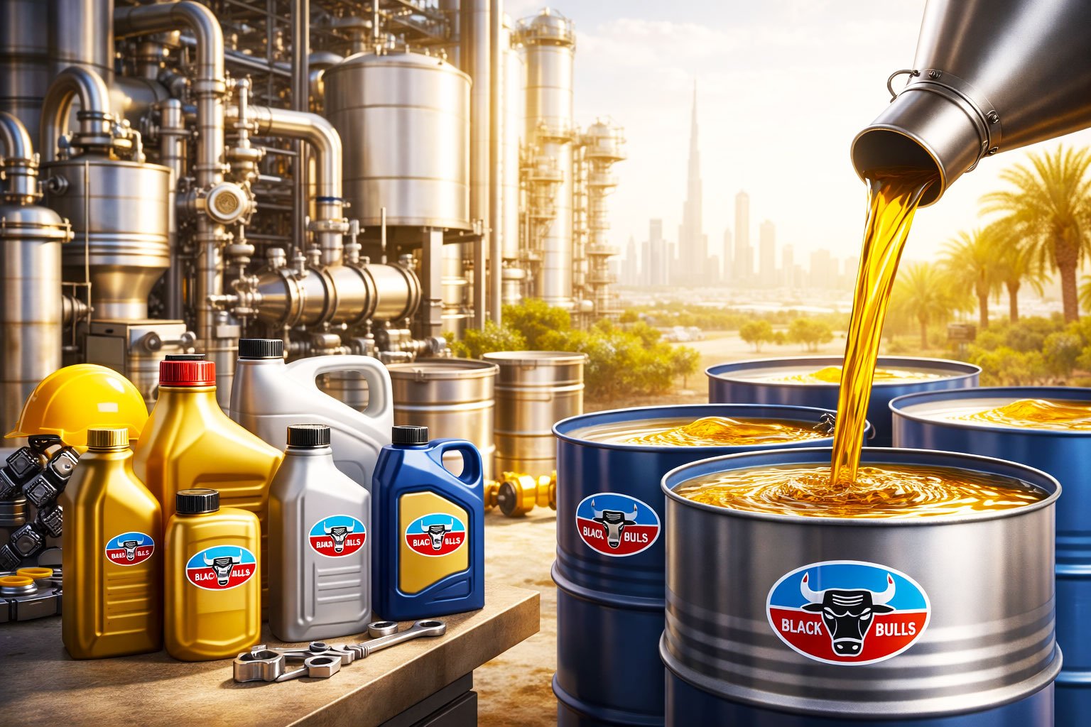 Why Global Buyers Source Lubricants Manufacturers from UAE