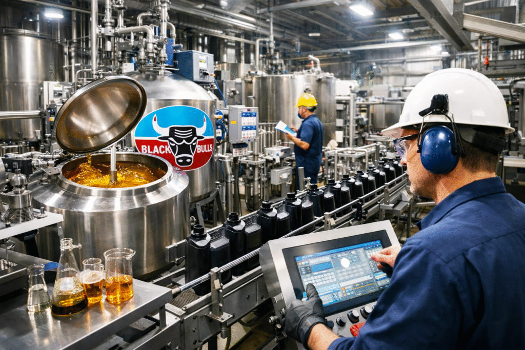 Inside a Performance-Driven Lubricant Manufacturing Process | Black Bulls